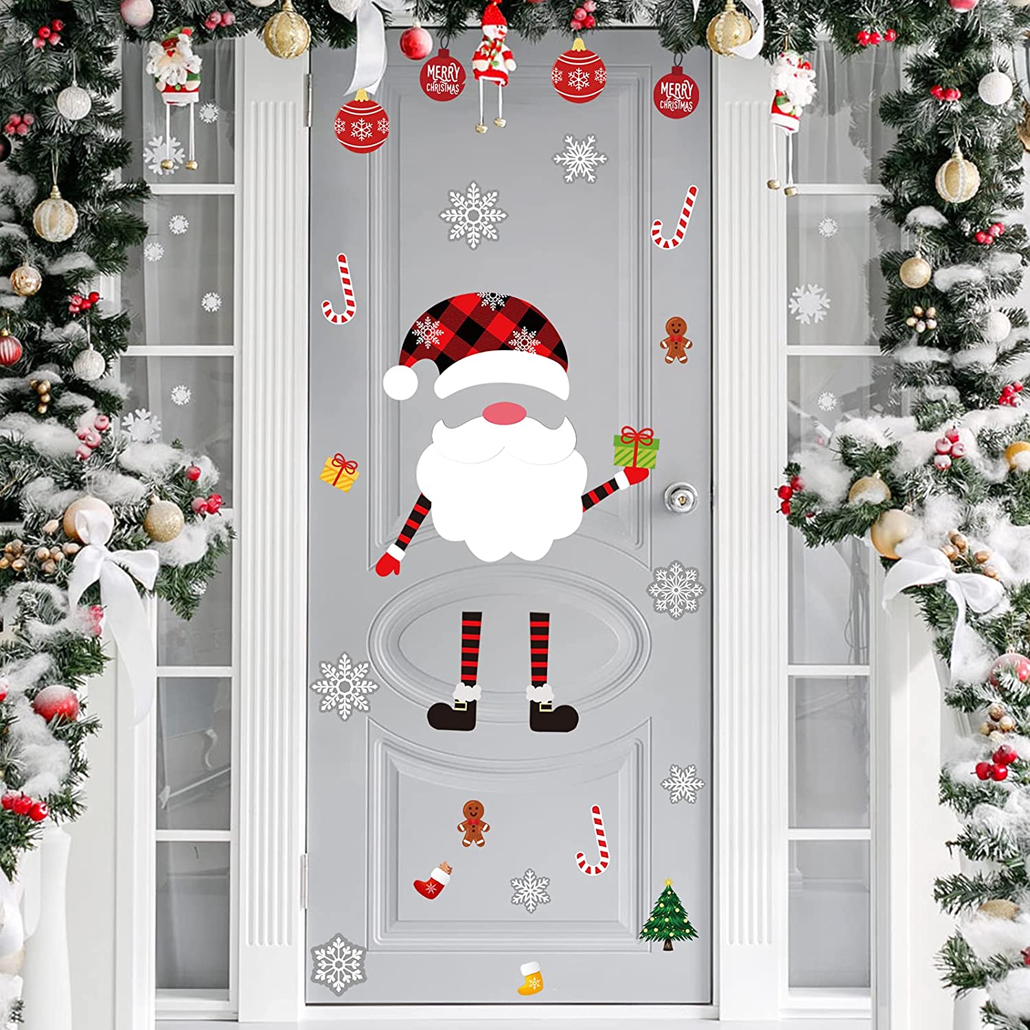 Decoración navideña para puertas - Decoraciones para fiestas